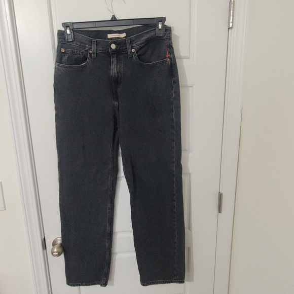 Levi's | Jeans | Levis Low Pro Straight Size 28 Jeans Black Gray | Poshmark